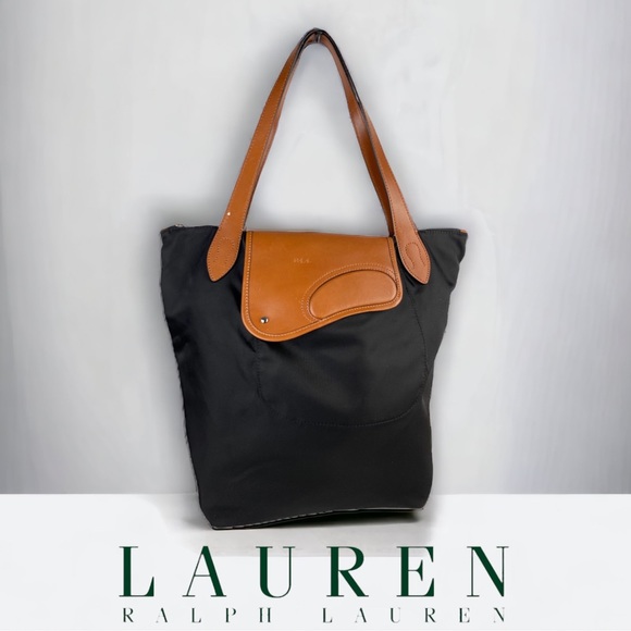 Lauren Ralph Lauren | Bags | Lauren Ralph Lauren Wooten Nylon Tote ...